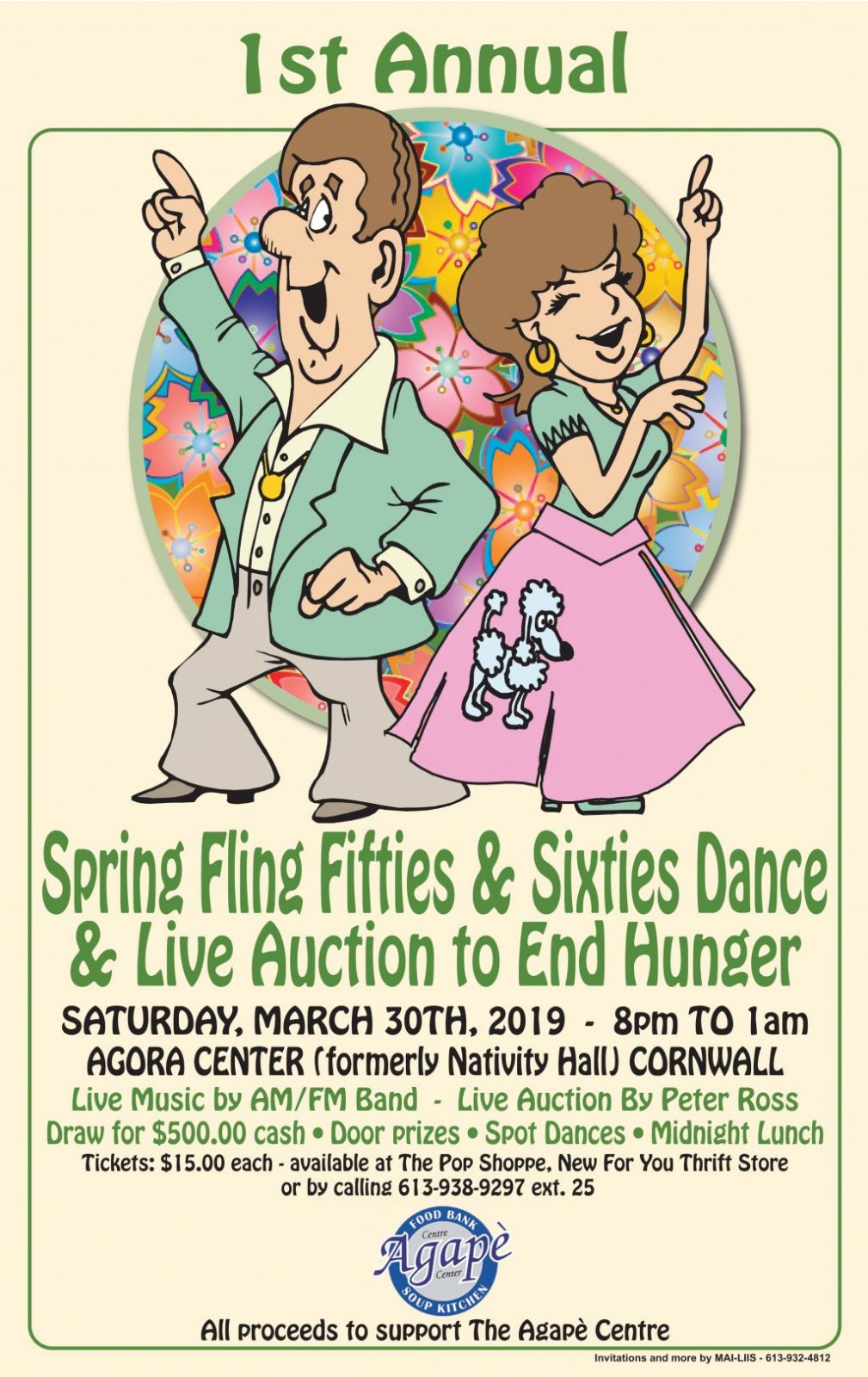 Spring Fling Dance Flyer