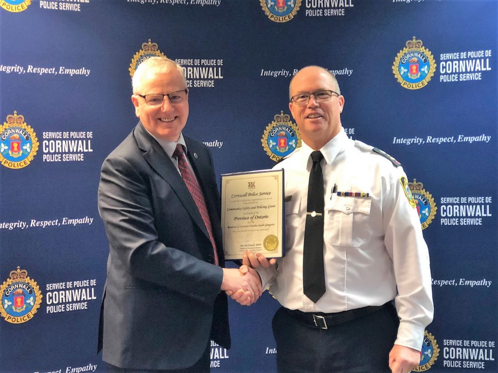 Ontario Investing in Community Safety in Cornwall - The Seeker ...