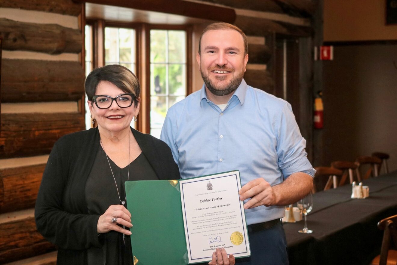 Debbie Fortier Receives Attorney General's Victim Services Award