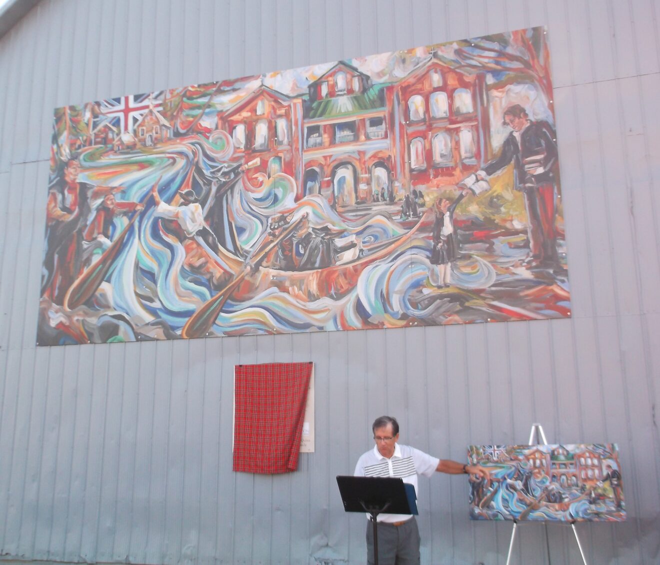 Historical Mural unveiled in St. Andrews West. - The Seeker ...